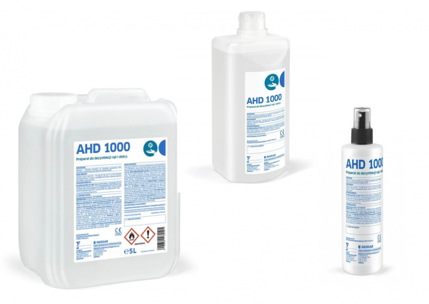 AHD 1000 płyn do dezynfekcji skóry przed iniekcją i zabiegami ...